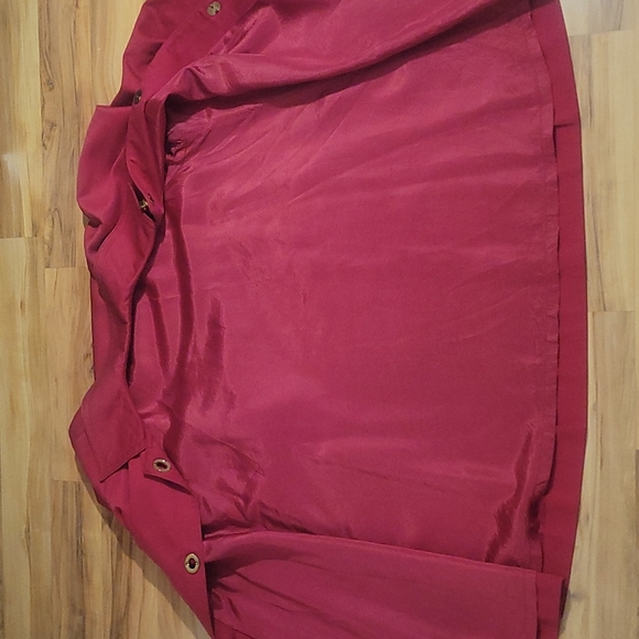 Weatherbee | Jackets & Coats | Vintage 6s 70s Red Raspberry Raincoat By ...